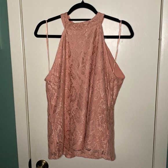 Cable & Gauge | Tops | Pink Floral Halter Top | Poshmark